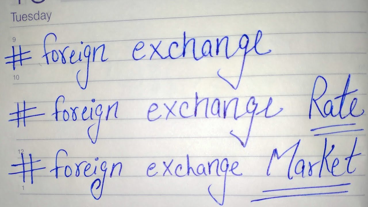 Foreign Exchange ~ Importances , Elements | Foreign Exchange Rate ...