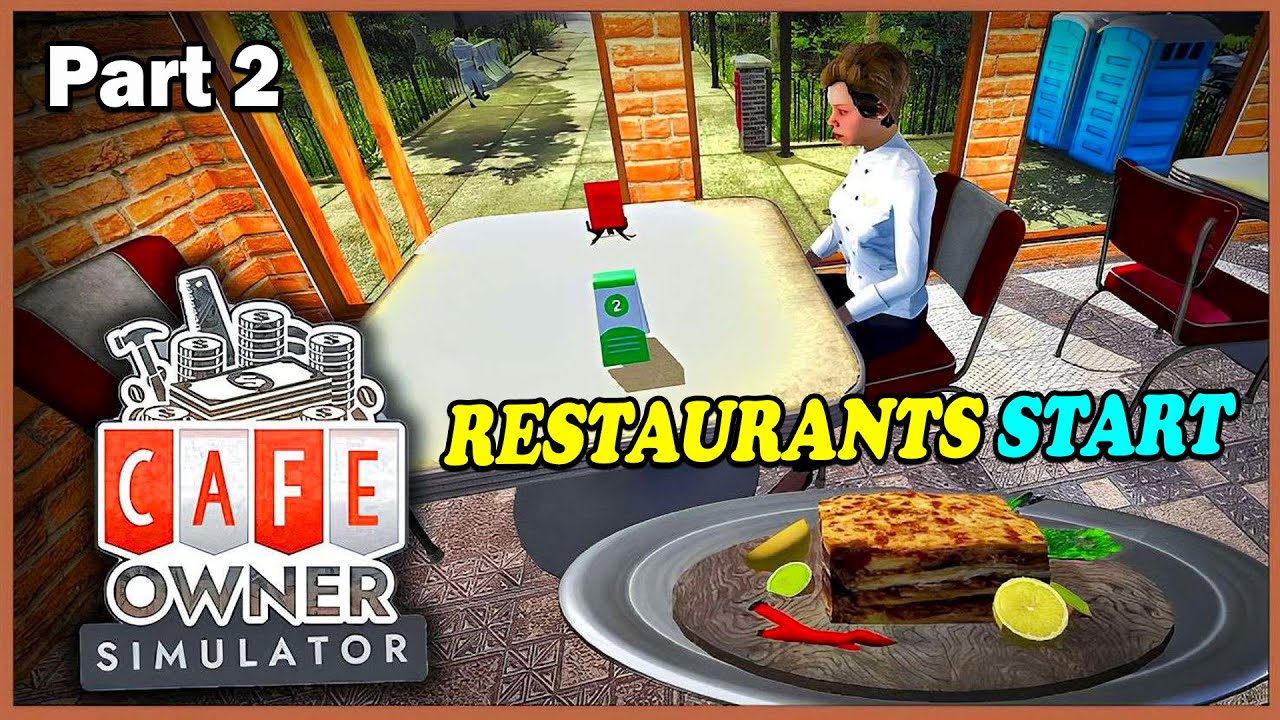 Cafe Owner Simulator | Start Restaurants | #2 - YouTube