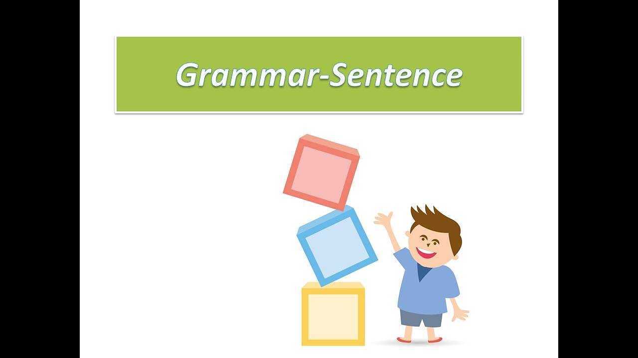 Grammar -Types of Sentences English grammar - YouTube