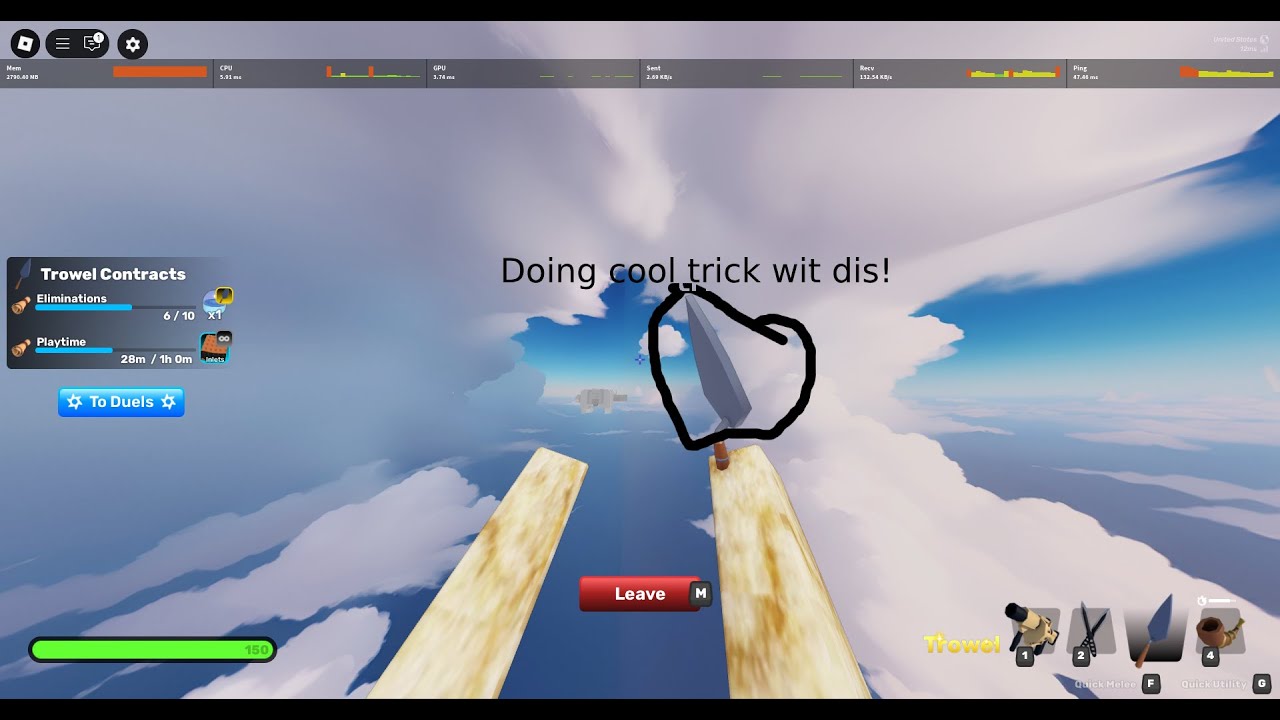 Testing a trick from my friend Roblox Rivals - YouTube