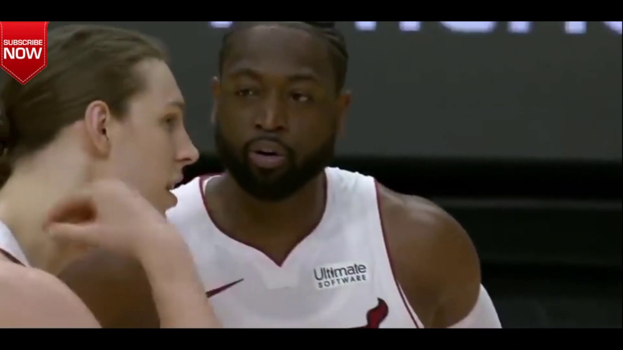 Dwyane Wade puts on a show in final game in Miami 76ers vs Heat NBA ...