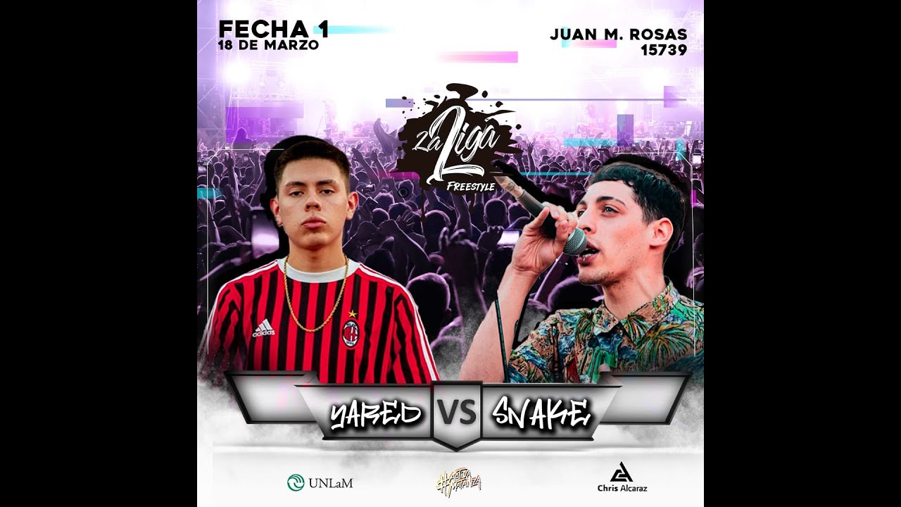 Yared vs Snake / Fecha 1 La Liga freestyle 2023 - YouTube