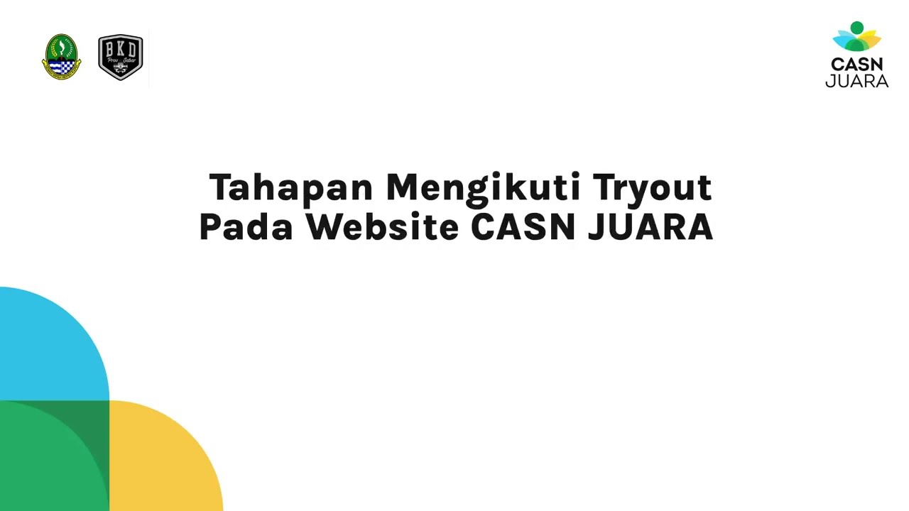 TUTORIAL MENGIKUTI TRYOUT CASN JUARA - YouTube