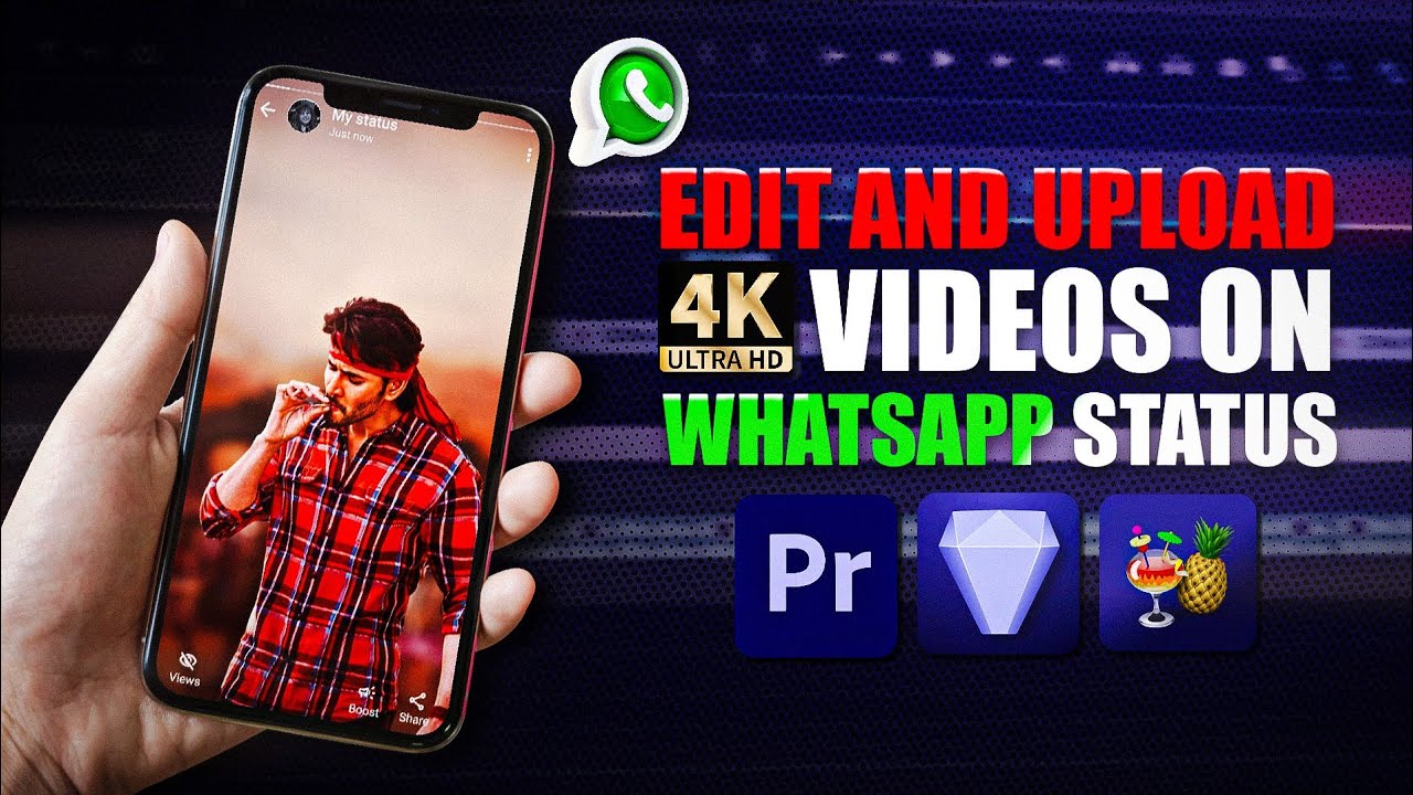 How to Create 4K Fullscreen WhatsApp Status in Premiere Pro || No ...