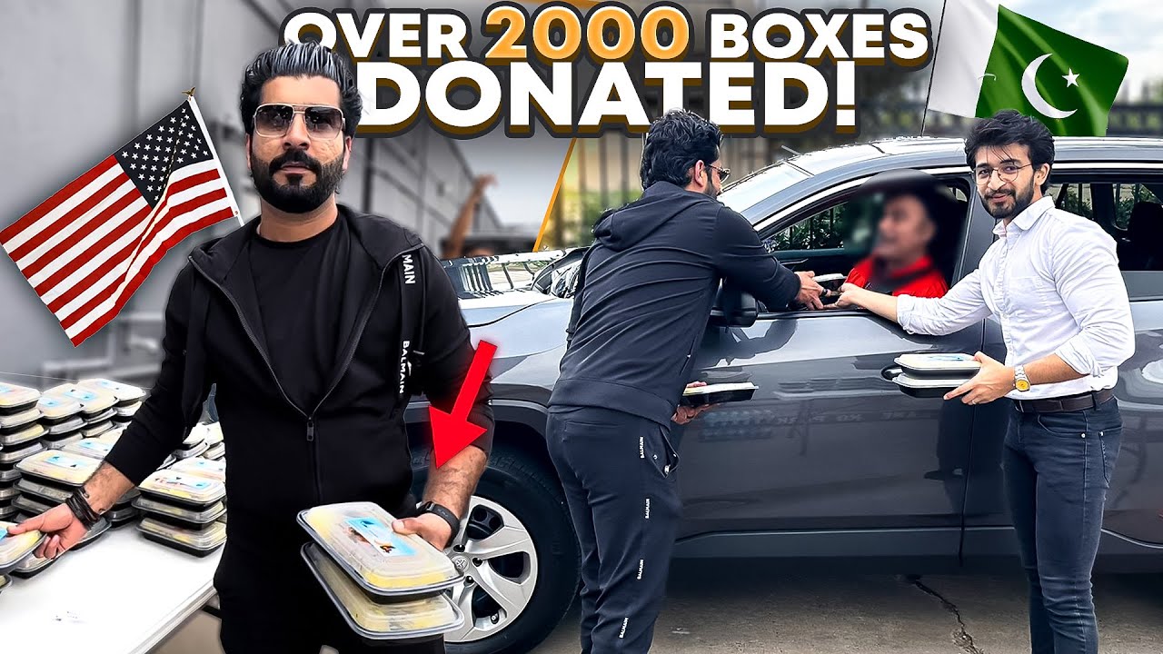 Pakistani serving FREE Iftar Food to Americans | Beauty of islam and ...