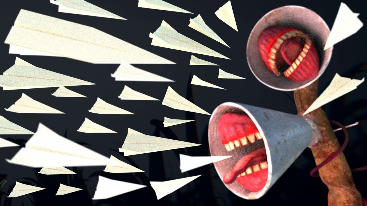Siren Head vs 100 Paper Planes - YouTube