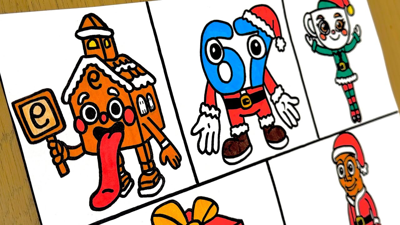 DRAWING CHRISTMAS ITALIAN BRAINROT🎄 La Ginger SEKOLAH - YouTube