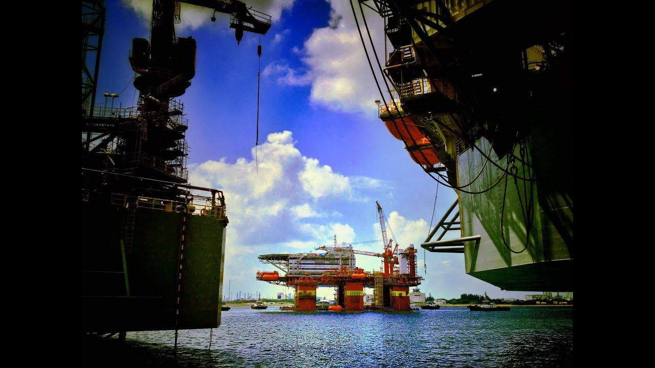 Oil Rig Myanmar - YouTube