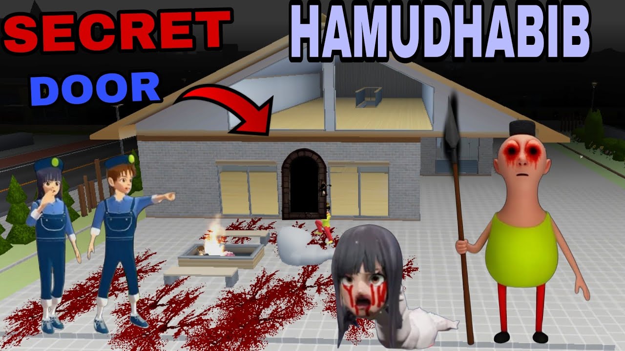 HAMUD HABIB GHOST 👻 under the foor SAKURA school simulator - YouTube