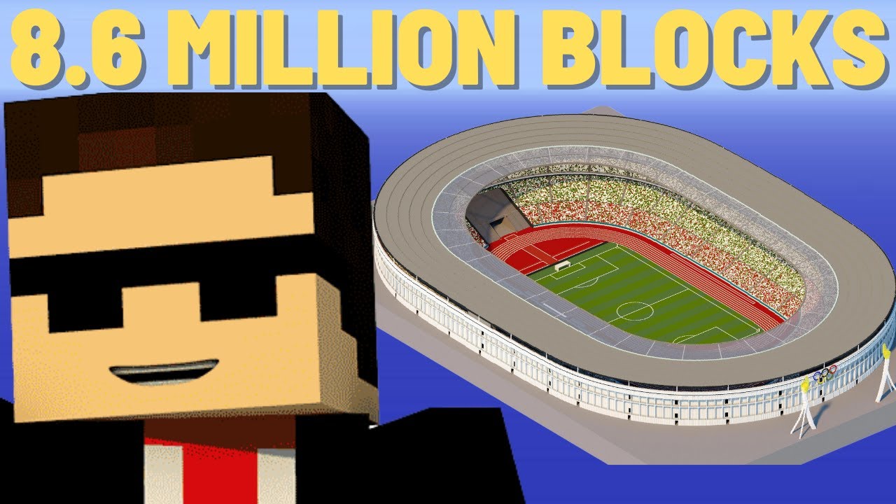 Touring the BIGGEST Stadium in Minecraft - YouTube
