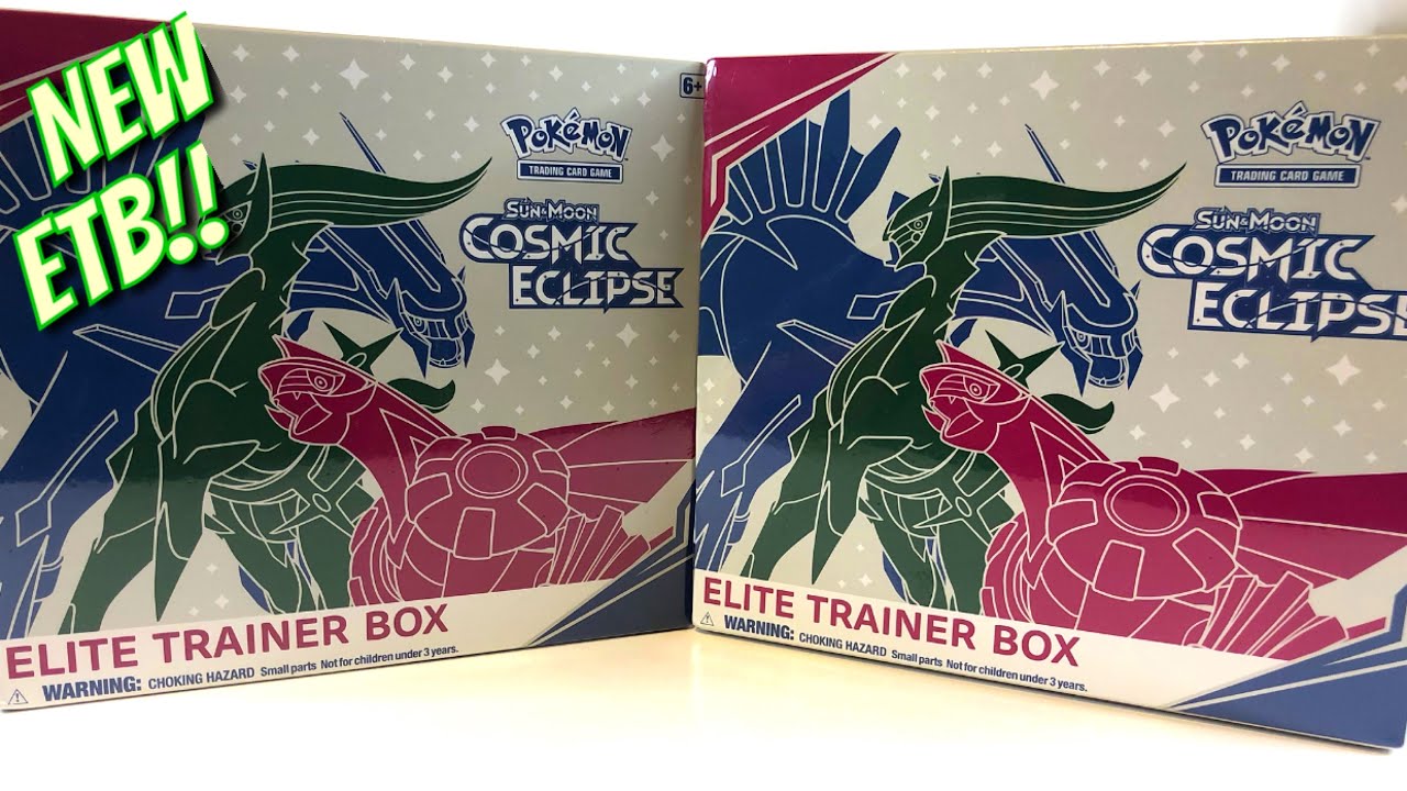 BRAND NEW Pokemon Cosmic Eclipse 2x Elite Trainer Box Opening (Super ...