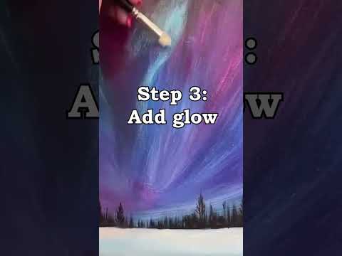 How to Paint the Northern Lights | Easy & Magical Painting Tutorial