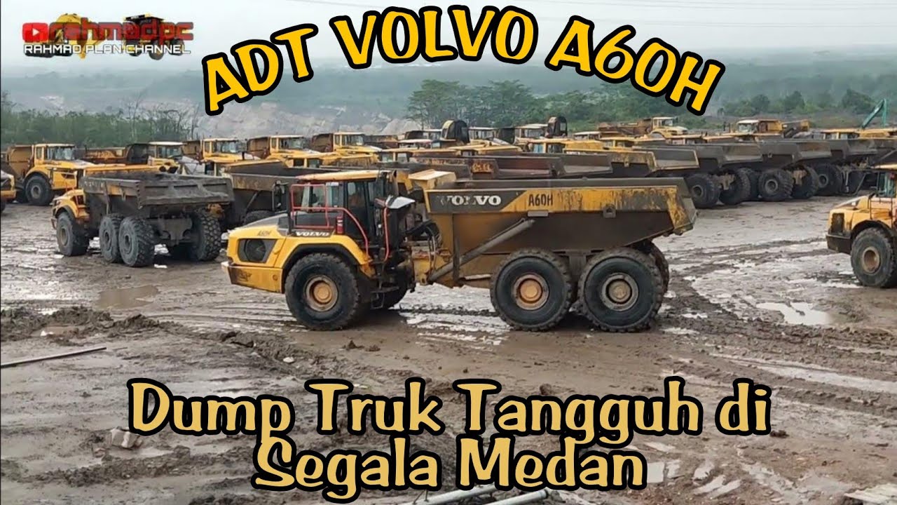 Video Aktifitas Alat Berat Dump Truk Besar - VOLVO ADT A60H - YouTube
