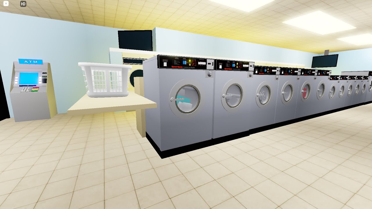 Using The Speed Queen Washing Machine & Tumble Dryer (Roblox) - YouTube