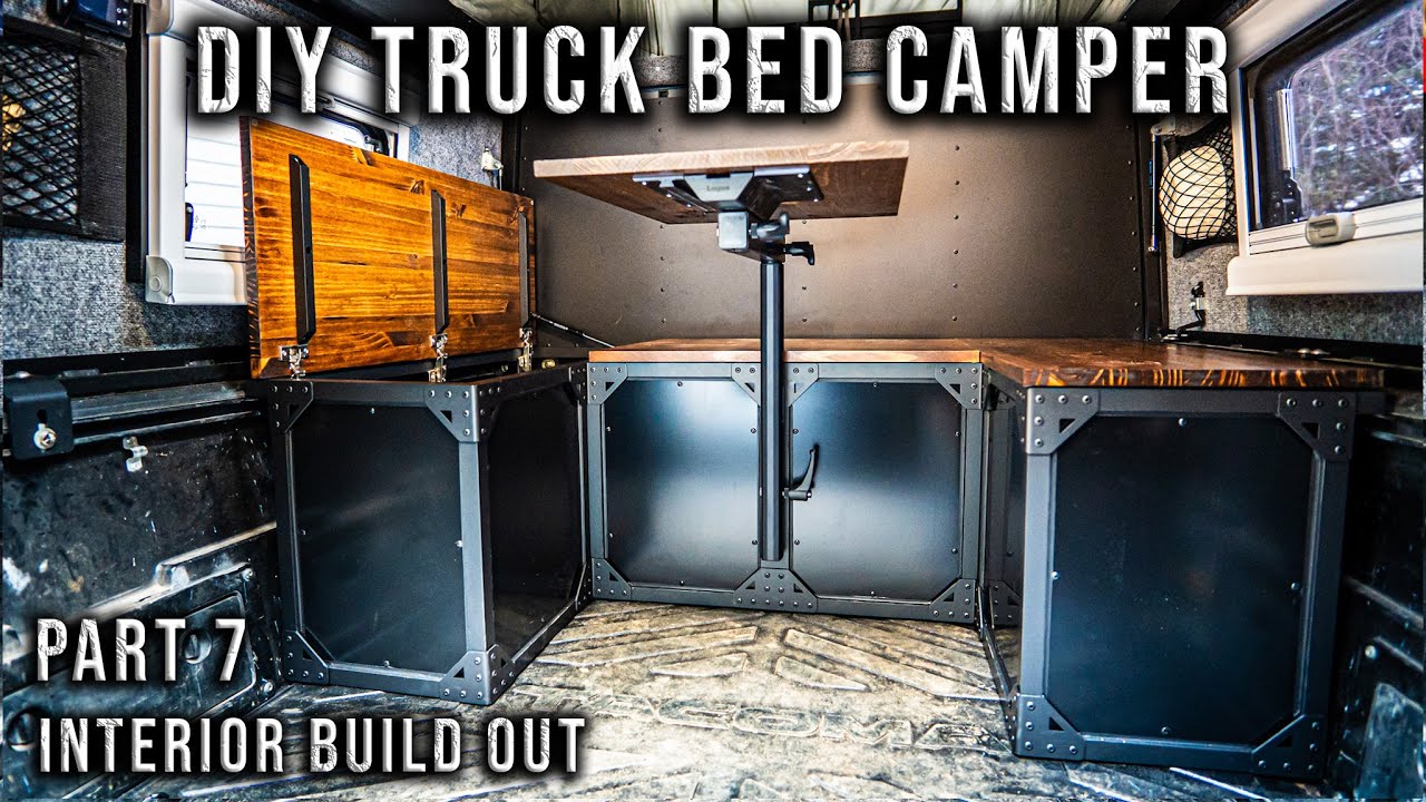 Truck Camper Build | Part 7 | Interior Build Out! - YouTube