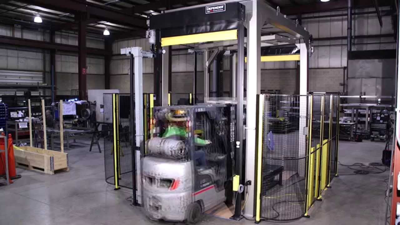 Kaufman Manufactured Overhead Stretch Wrapper with Integrated RiteHite ...