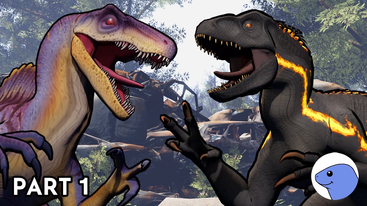 Indoraptor vs Spinoraptor | Animation (Part 1) - YouTube