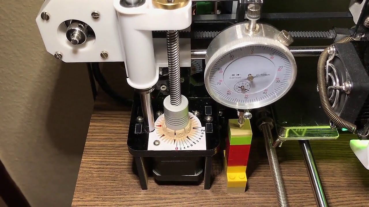 Z axis level indicator (gauge) on 3D printer - YouTube