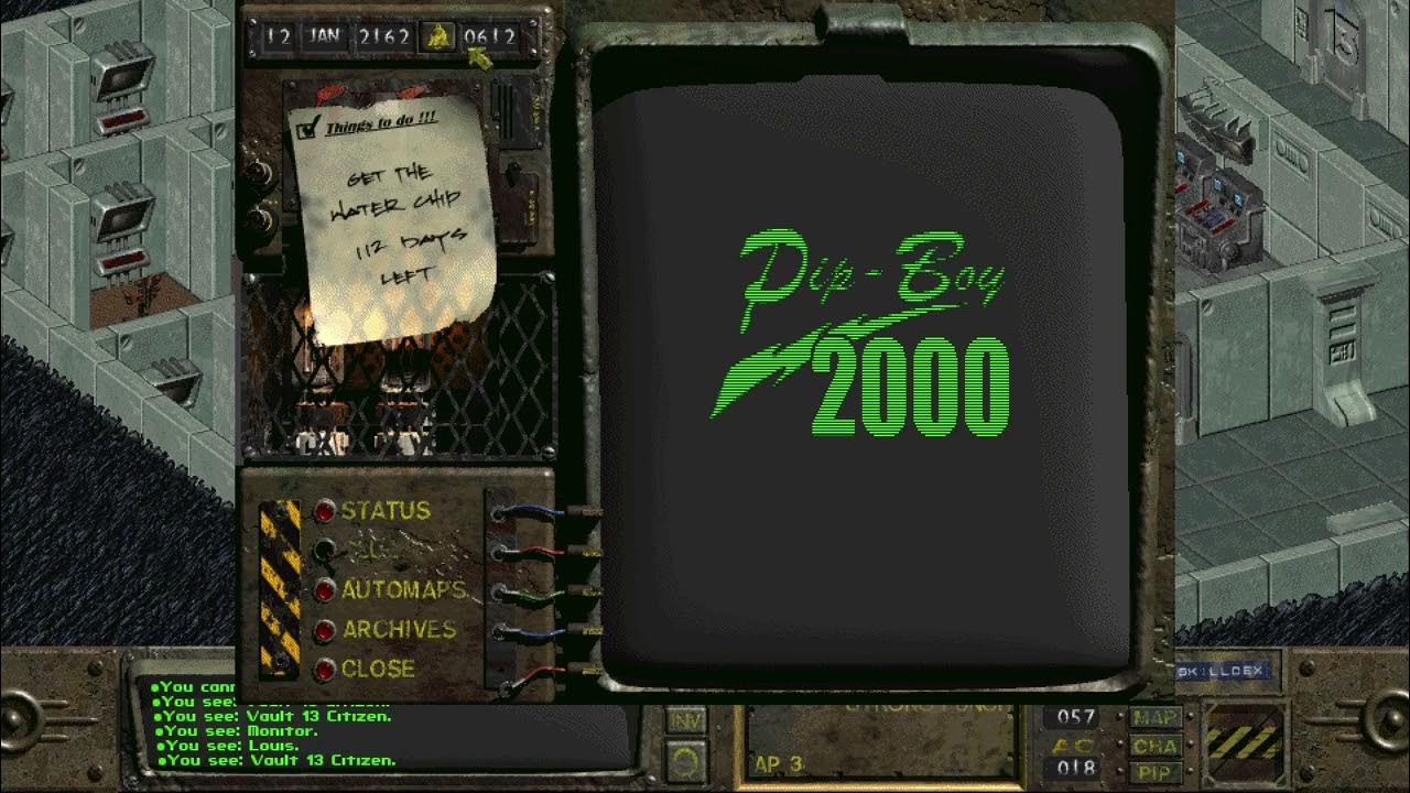 Fallout 1 in 2 1.8 Bug sfall 4.3.6 - YouTube