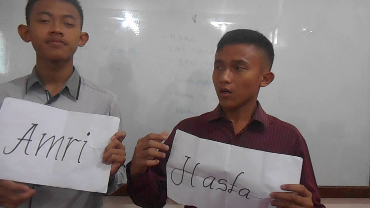 Students' Self-Introduction (Video 4) - YouTube