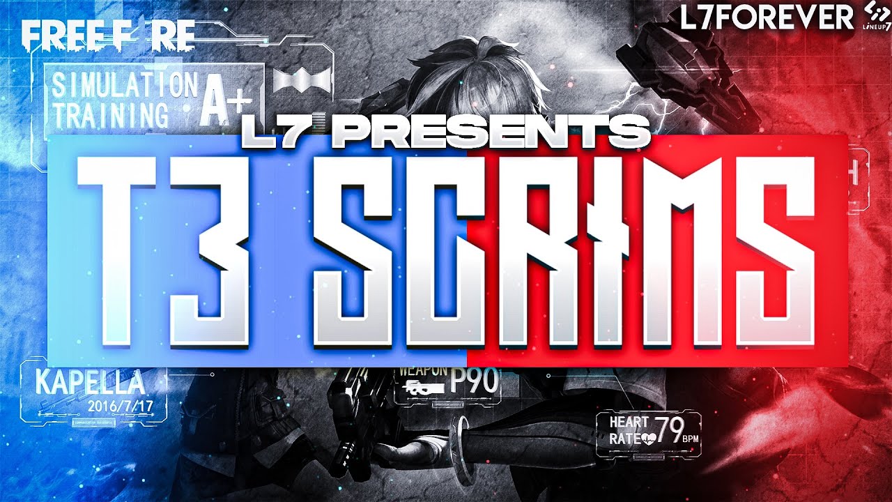 LINEUP7 PRESENT FREE FIRE T3 SCRIMS - YouTube