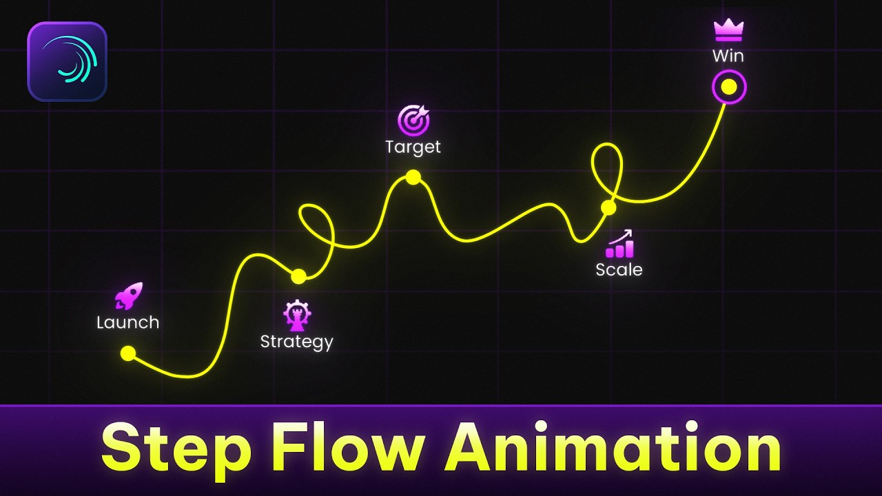 Move Along Path in Alight Motion – Step by Step Full Tutorial - YouTube