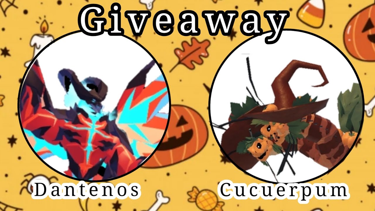 (creatures of sonaria) •Giveaway• Dantenos/Cucuerpum - YouTube