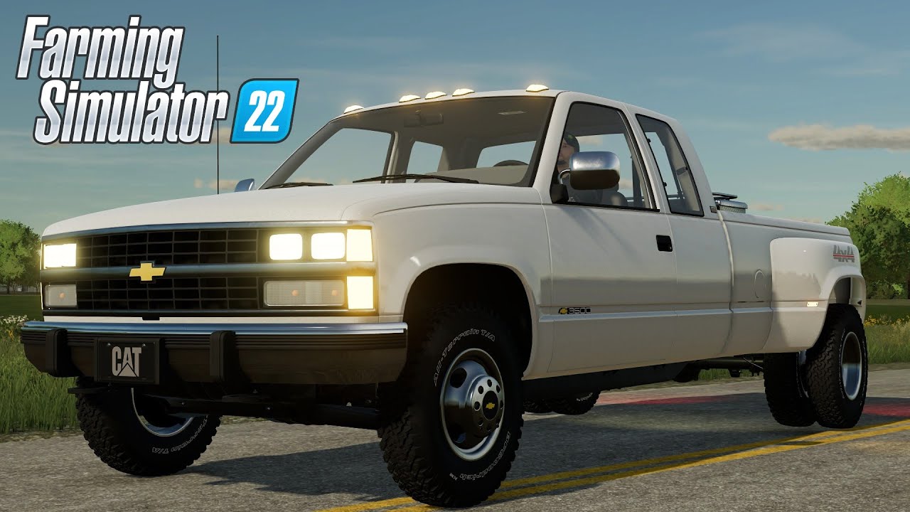 Farming Simulator 22 | Chevy 3500 extended cab - YouTube