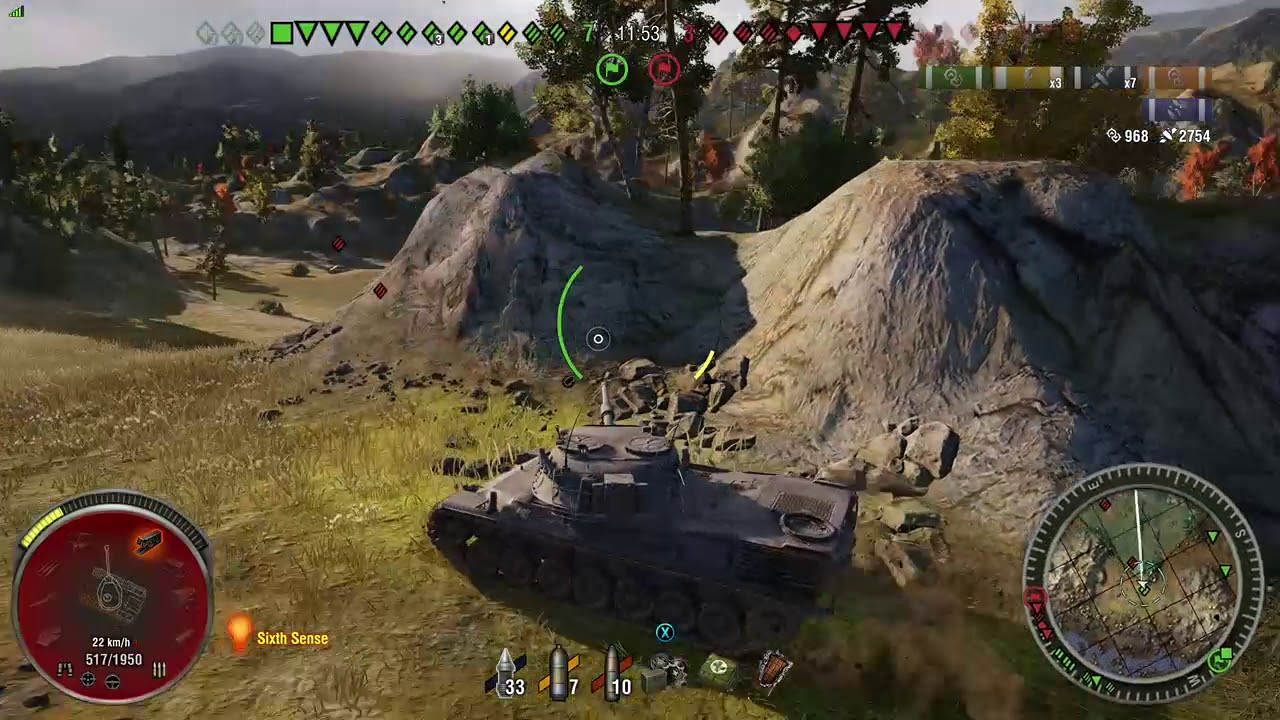 wot console -Leopard 1 flank hold - YouTube