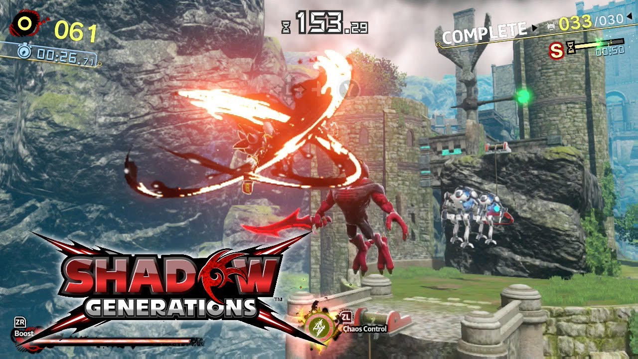 Sonic X Shadow Generations - Destroy the Egg Gunners! - YouTube
