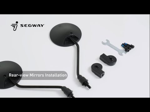 Segway Ninebot P-Series Rear-View Mirrors Installation - YouTube