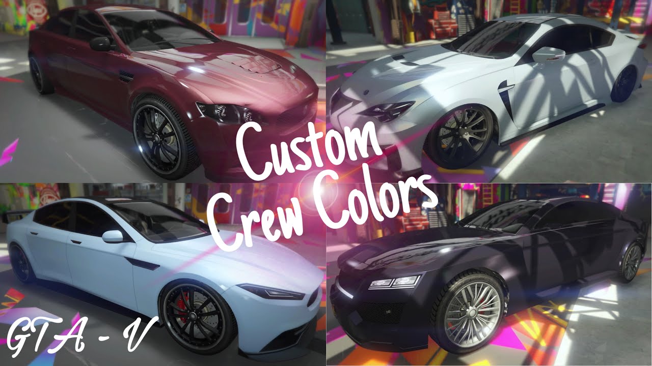 Custom Crew Colors #17 - GTA V - YouTube