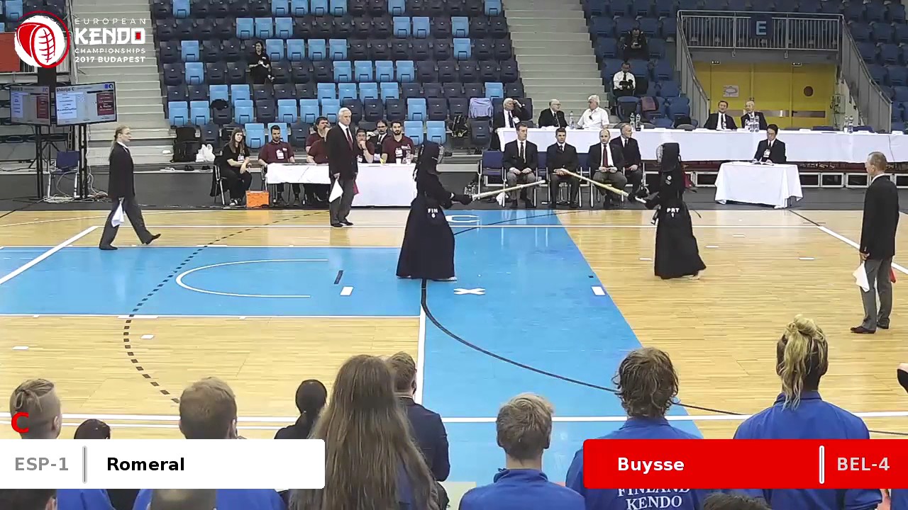 Ladies Teams: FIN-PRT (European Kendo Championships 2017 Budapest ...