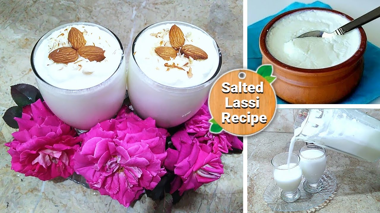 Lassi 🥛😋 How to Make Lassi (Salty) | Punjabi Lassi Recipe | Salted Lassi Recipe - YouTube
