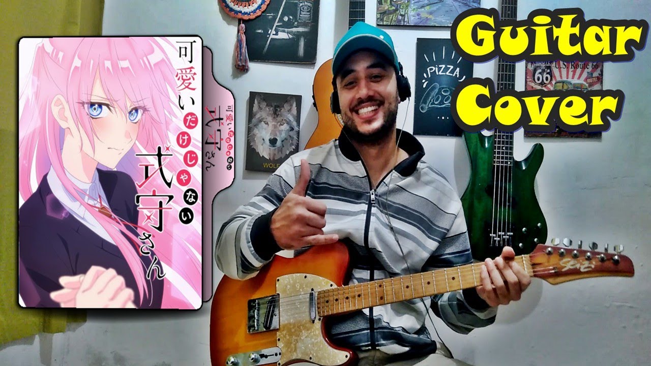 Shikimori-san - OP (Nasuo - Honey Jet Coaster) Doug Guitar Cover - YouTube