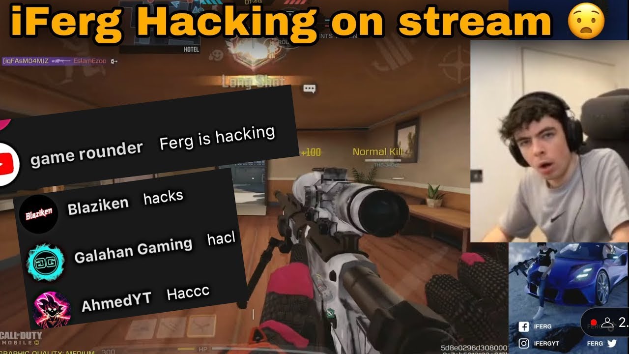 iFerg Caught Hacking on Stream 😧 - YouTube