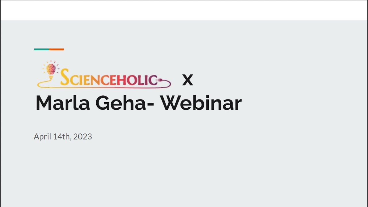 ScienceHolic X Marla Geha - YouTube
