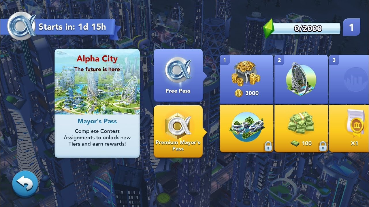 SimCity BuildIt Alpha City Event - The future is here 2022 - YouTube