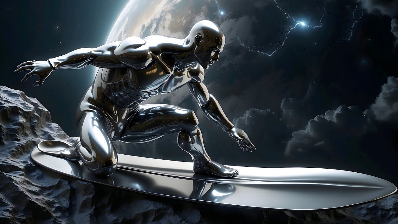 Silver Surfer: Surfing The Stars - YouTube