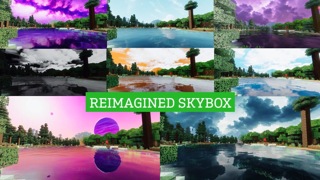 Realistic skybox para minecraft bedrock 1.21+ android / iOS Reimagined ...