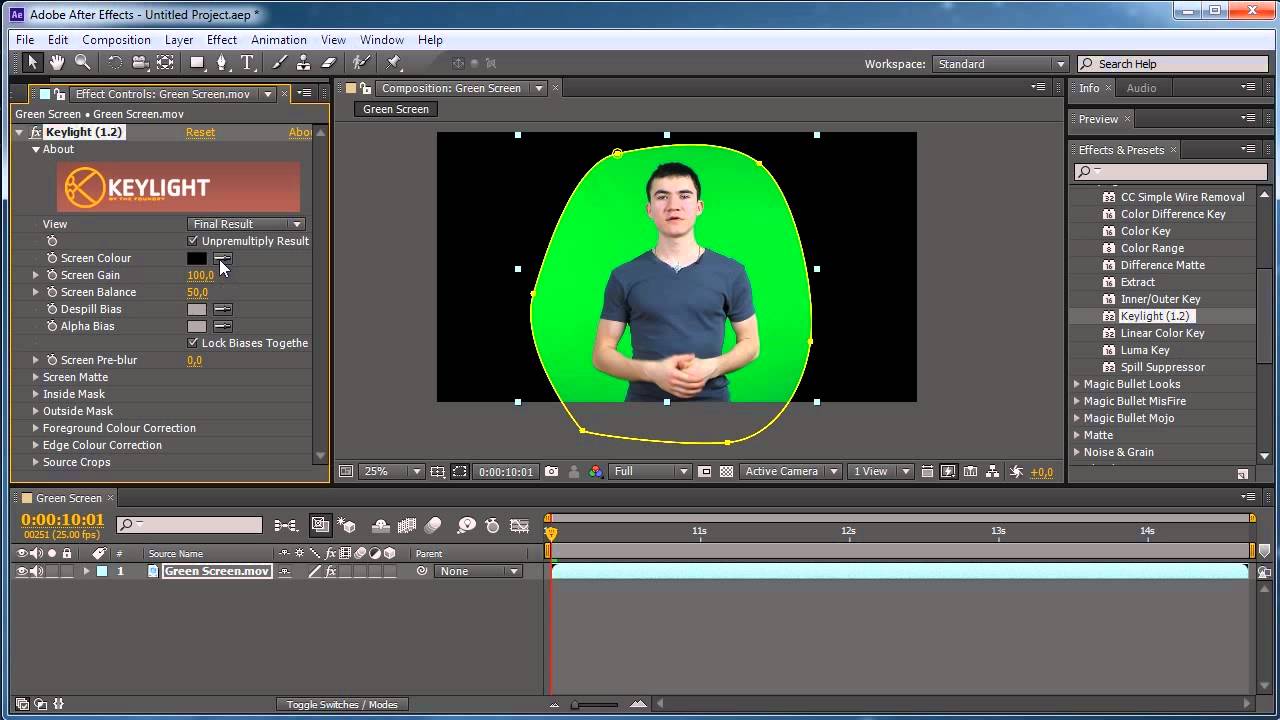After Effects для начинающих 5 урок КЕИНГ - YouTube