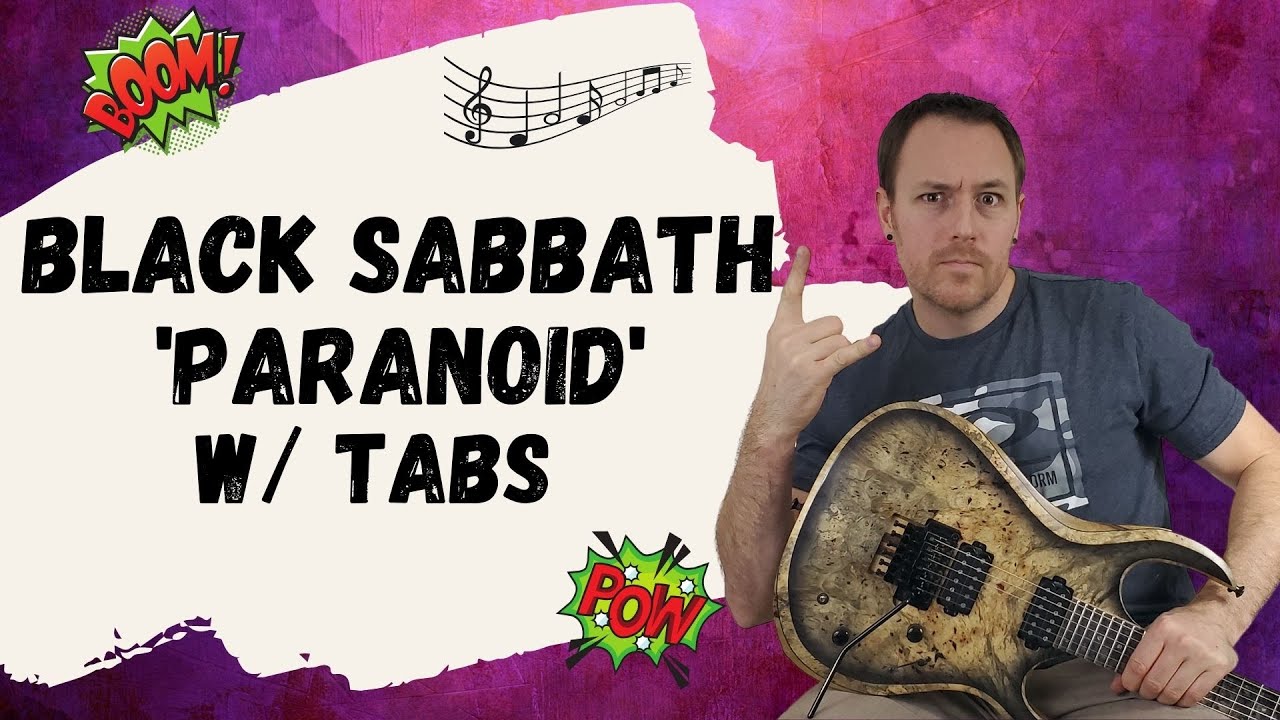Black Sabbath Paranoid Guitar Lesson + Tutorial - YouTube