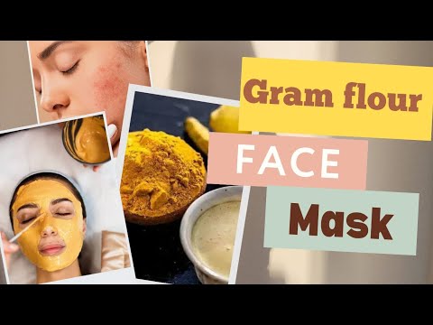 Besan(Gram flour) Face pack For skin having Wrinkles, Acne Marks, Oily ...