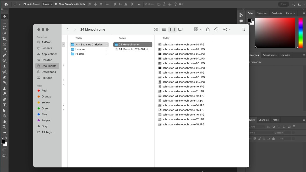 Creating Contact Sheets in Adobe Photoshop - YouTube
