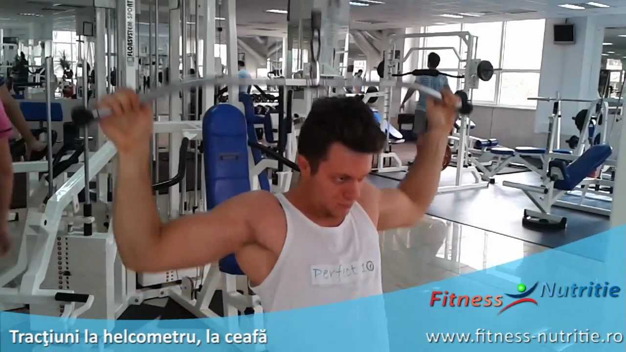 Tracţiuni la helcometru, la ceafă - YouTube