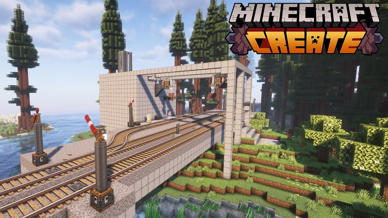 Minecraft Create Gameplay Netherite Factory 4K - YouTube