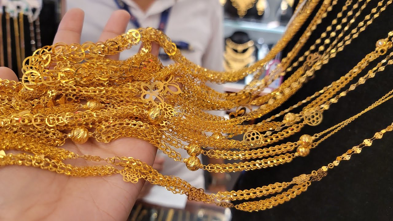 সোনার প্রজাপ্রতি চেইন পাপড়ি জুয়ের্লাস/gold chain - YouTube