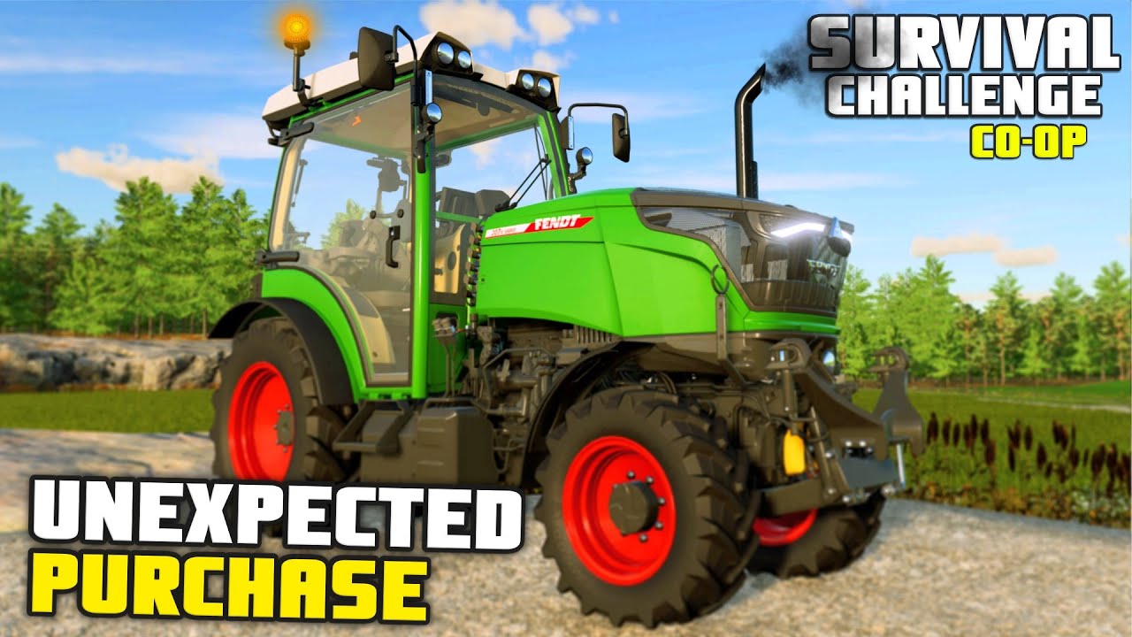 UNEXPECTED PURCHASES!! | Survival Challenge CO-OP | FS22 - Episode 38 ...