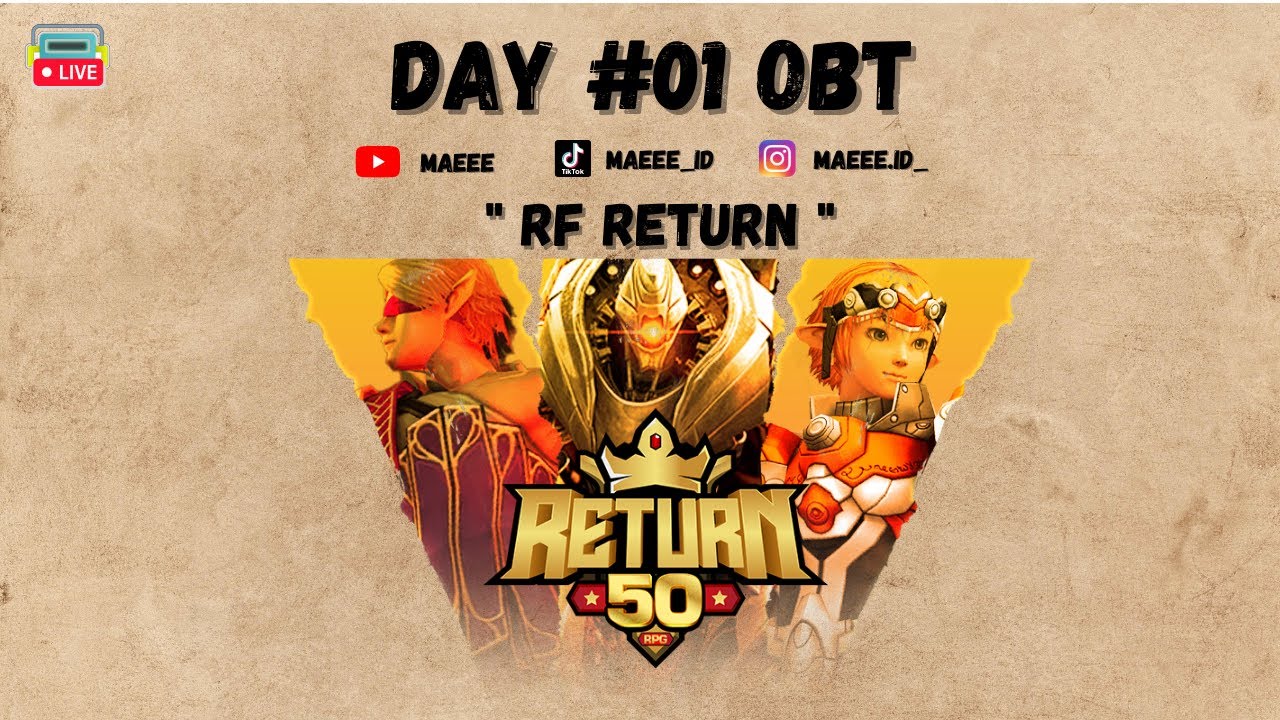 🔴 [ LIVE ] RF RETURN | DAY#002 MO LEVELING SAMPAI KAPAN | BELLATO - YouTube