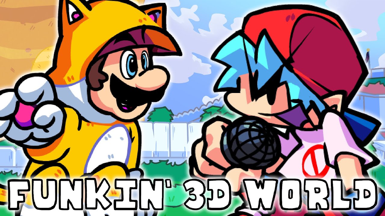 Friday Night Funkin' - Super Funkin' 3D World | One-Shot Mod (FNF ...